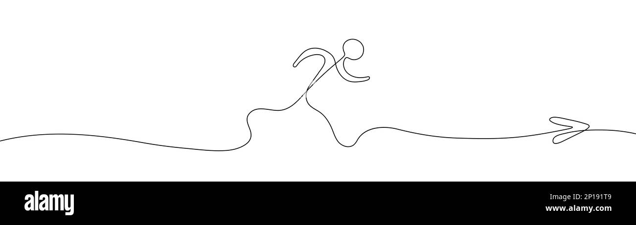 Stickman run running, illustration, man Stock Vector Image & Art - Alamy