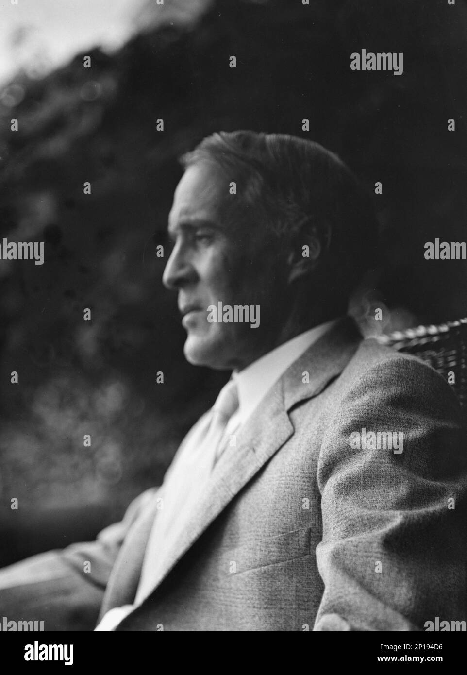 Professor Robert Wood, portrait photograph, 1932. Possibly a portrait ...