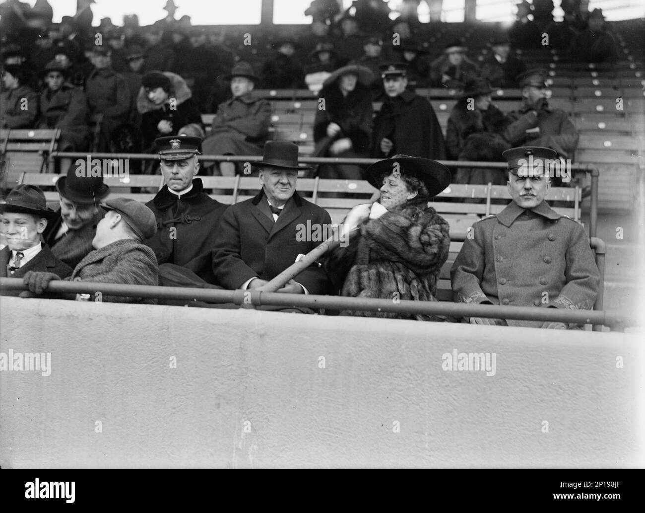 Marine Corps, U.S.N. Machine Gun Unit Demonstration at Ball Park ...
