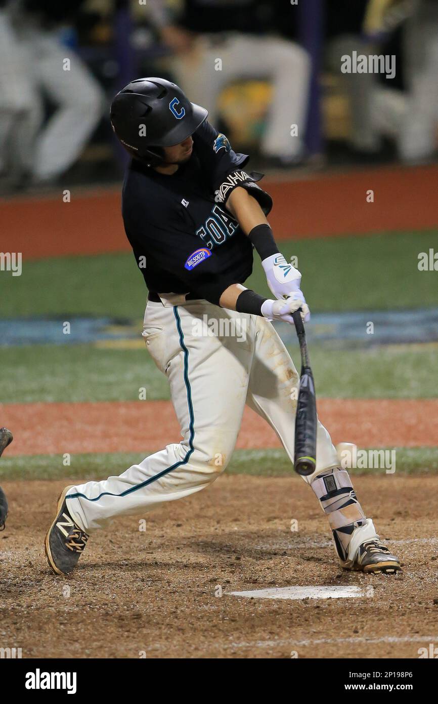JUN 11, 2016: Coastal Carolina outfielder Michael Paez (1) at bat ...