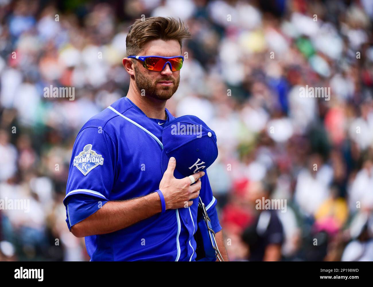 June 12, 2016: Kansas City Royals Catcher Drew Butera (9) [5436] stands ...