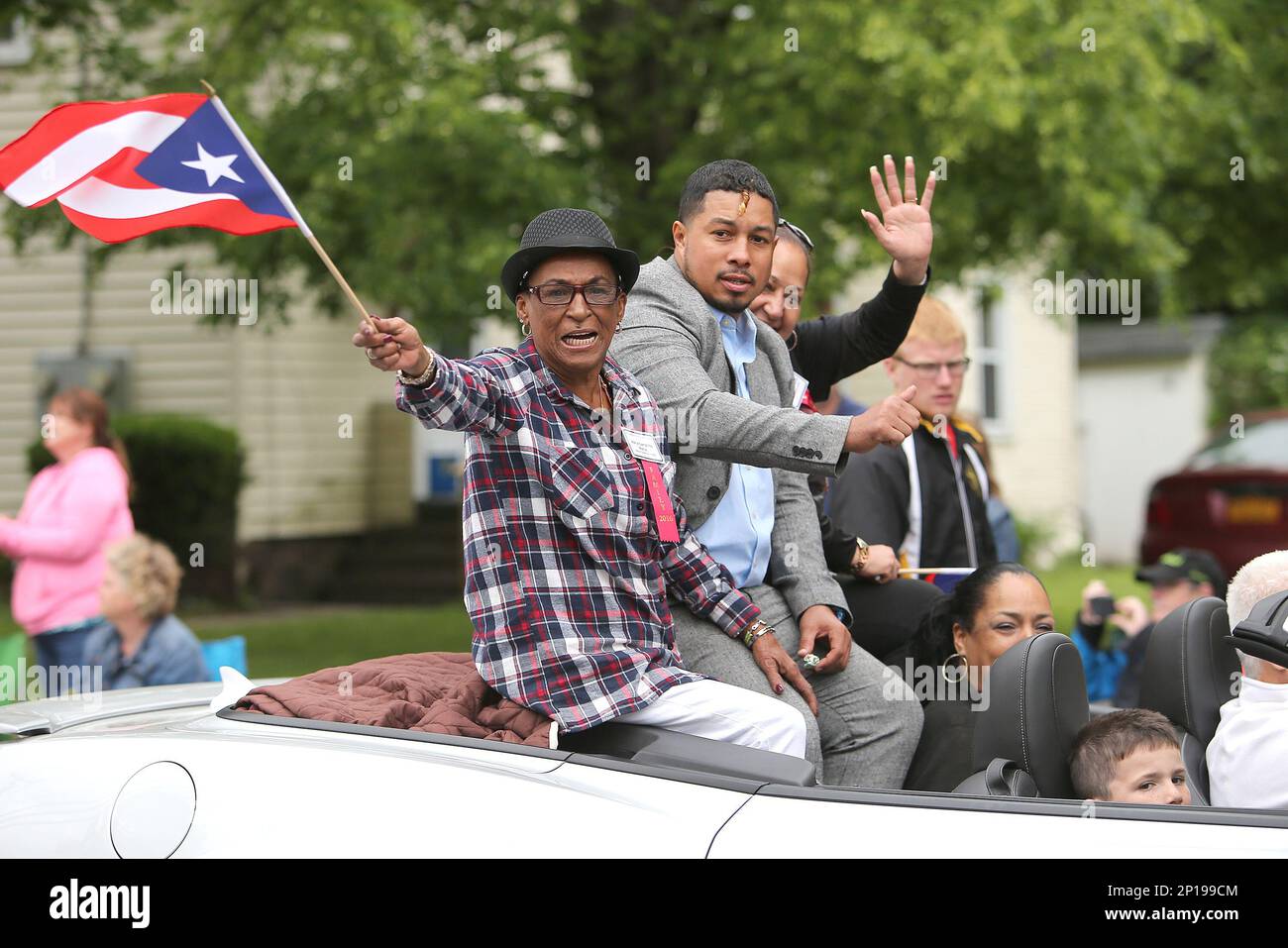 Maria Matias and Hector Camacho Jr. are seen during the 2016 ...