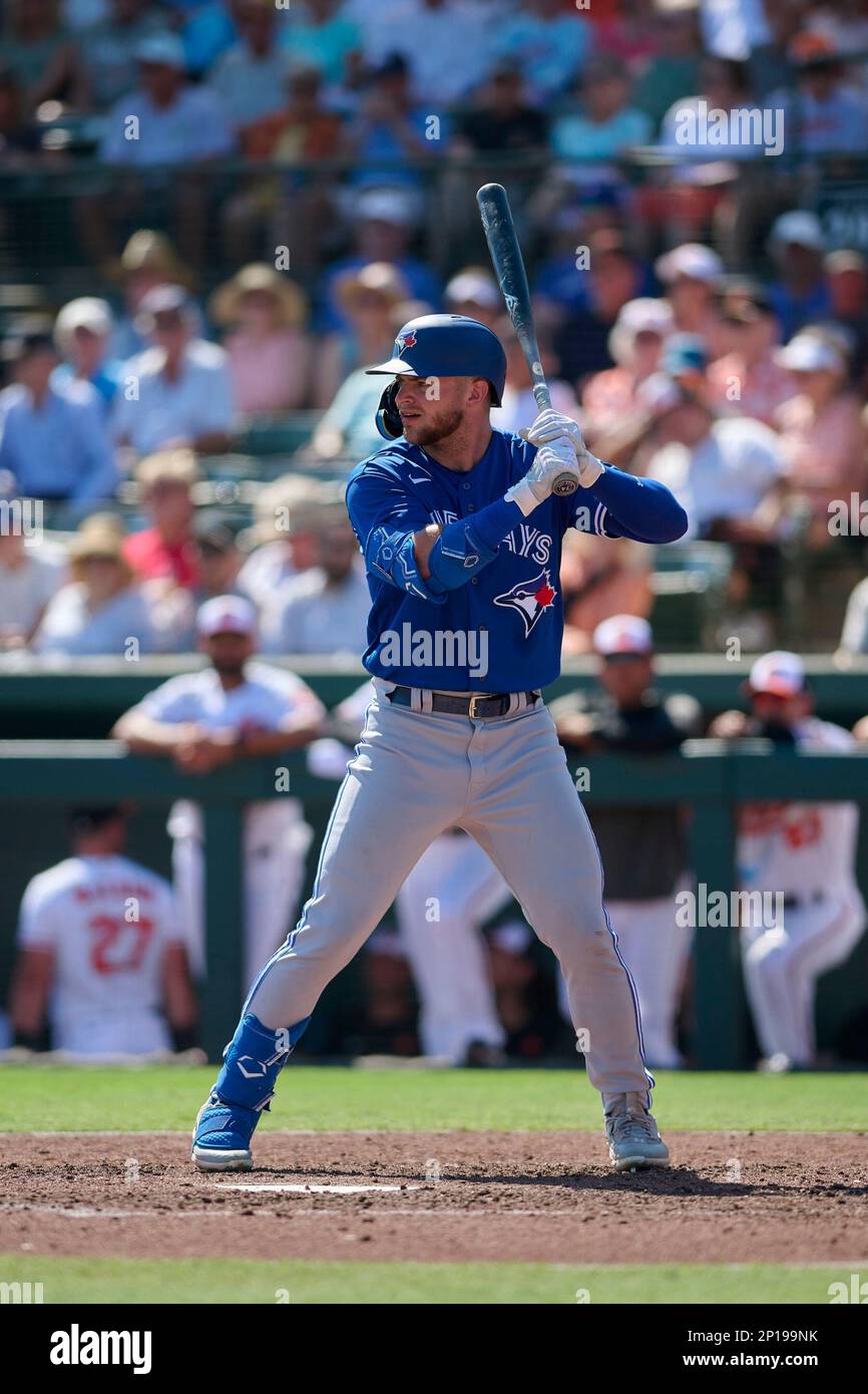 Toronto Blue Jays Zach Britton (74) bats during a spring training ...