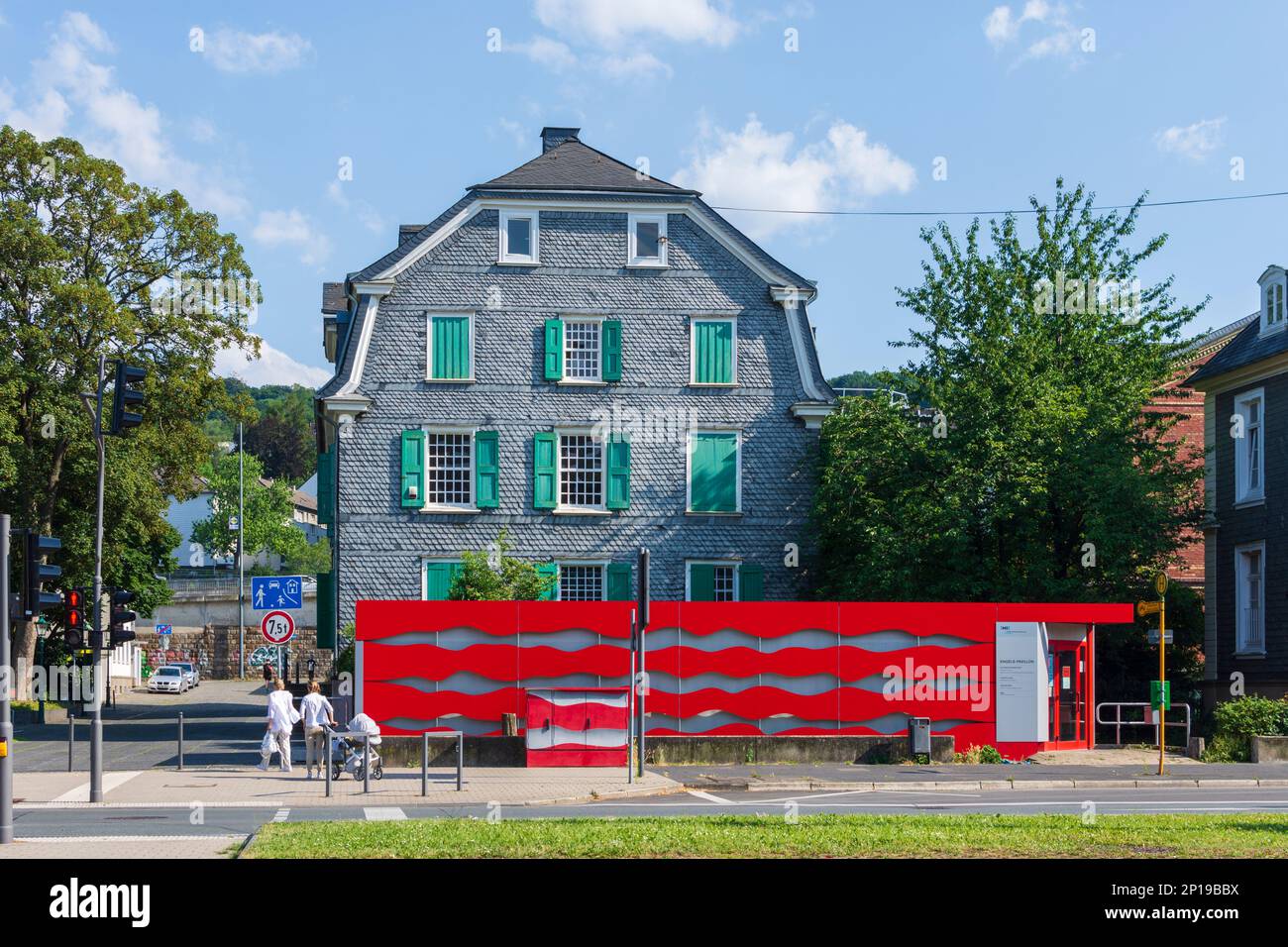 Wuppertal: museum Engels Pavillon (Engels-Haus) in Bergisches Land ...