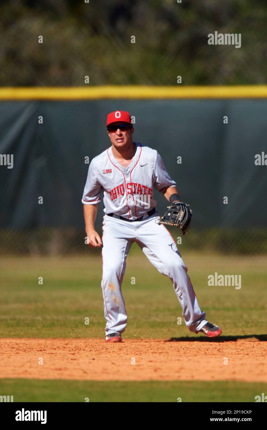 Ohio State Buckeyes second baseman Nick Sergakis (21) during a game ...