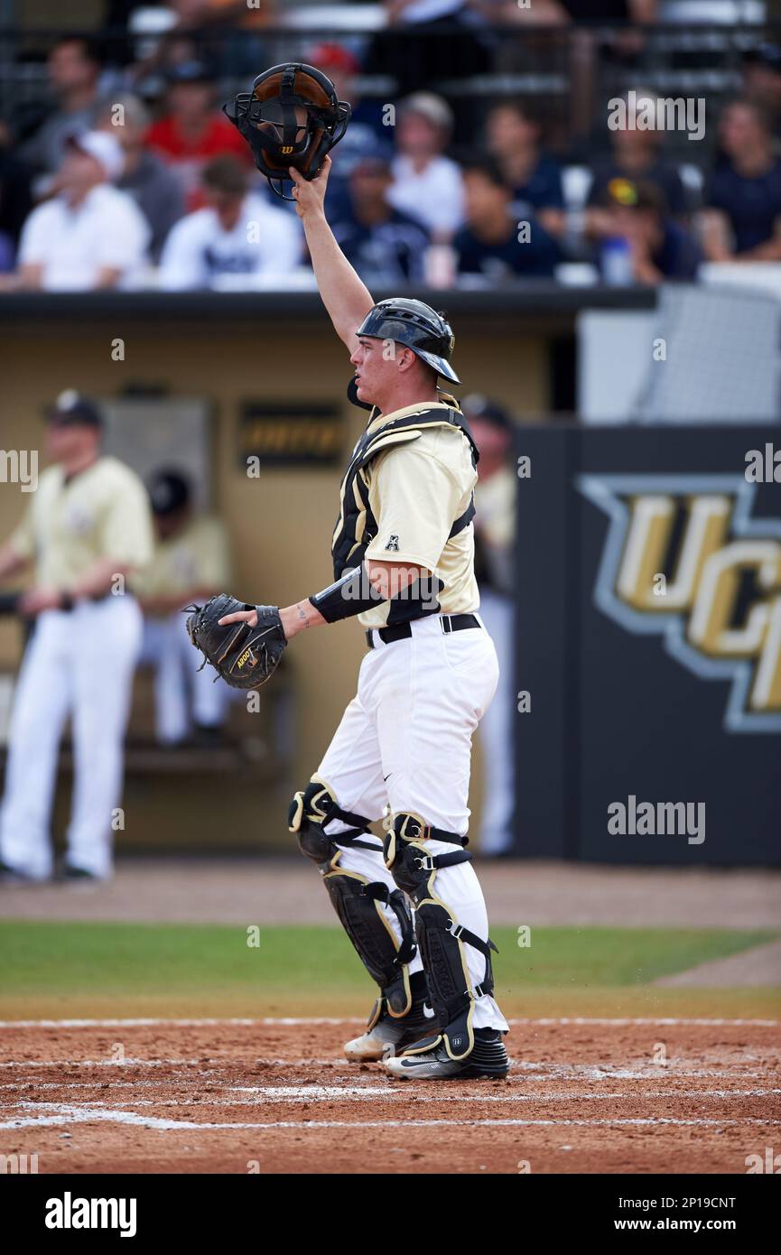 UCF Knights catcher Matt Diorio (14) during a game against the Siena ...