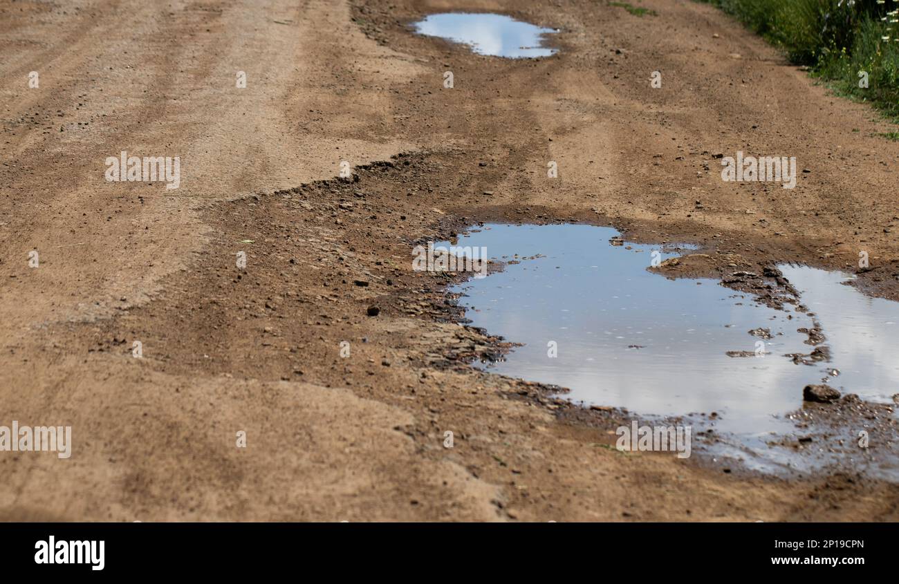 Due to the violation of road construction technology, severe frosts and ...