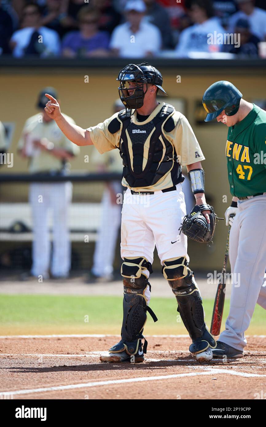 UCF Knights catcher Matt Diorio (14) during a game against the Siena ...