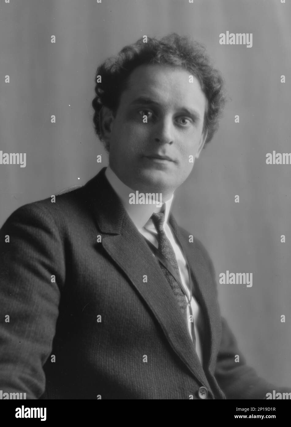 Oppenheim, Francis, portrait photograph, 1913 Stock Photo - Alamy