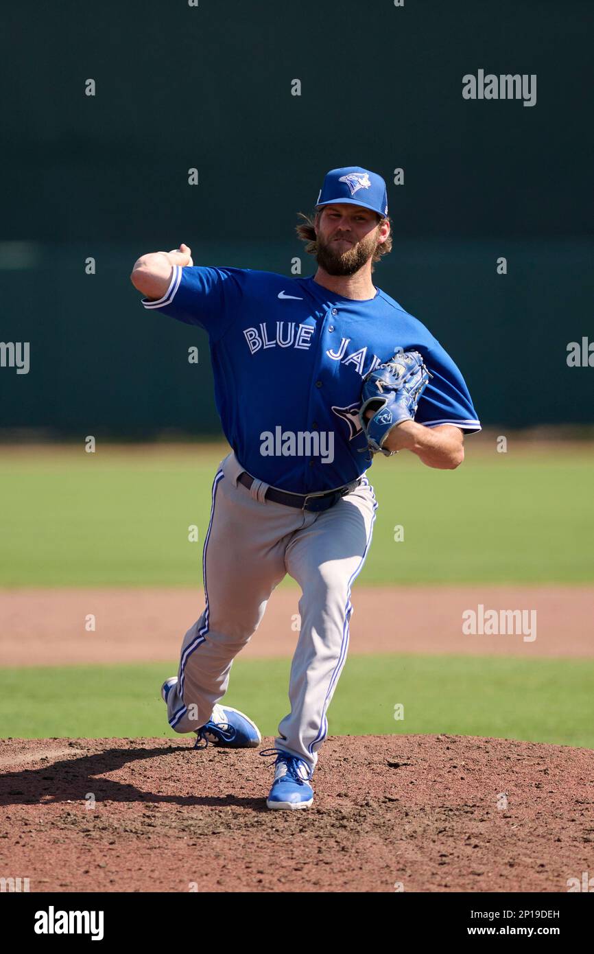 Toronto Blue Jays pitcher Matt Peacock (54) during a spring training ...