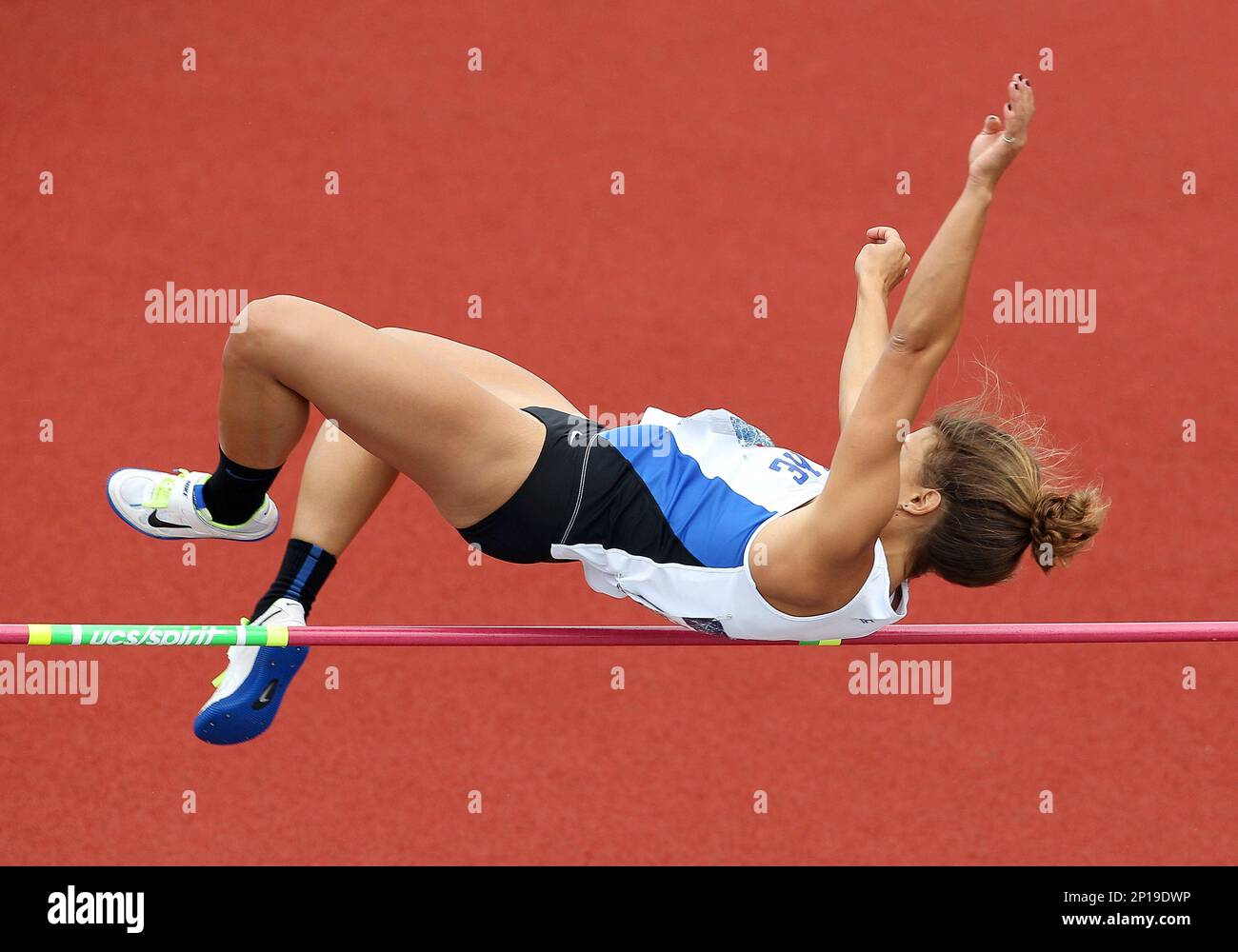 June 10, 2016: Teddi Maslowski of Duke competes High Jump section of ...