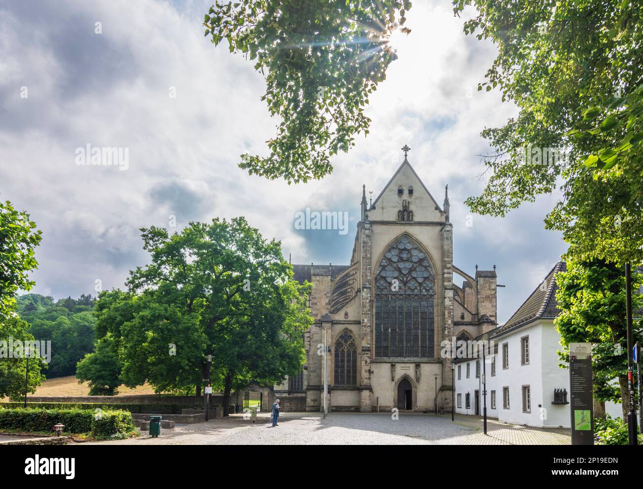 Church altenberger dom bergischer dom in altenberg hi-res stock ...