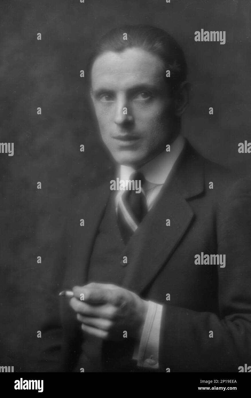 Powell, David, portrait photograph, 1913 Stock Photo - Alamy
