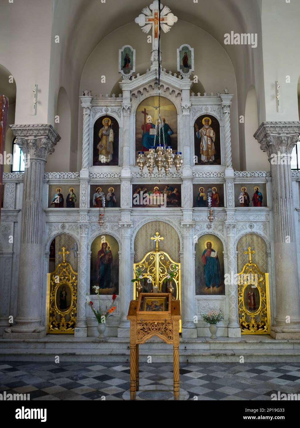 St michael archangel church interior hi-res stock photography and ...