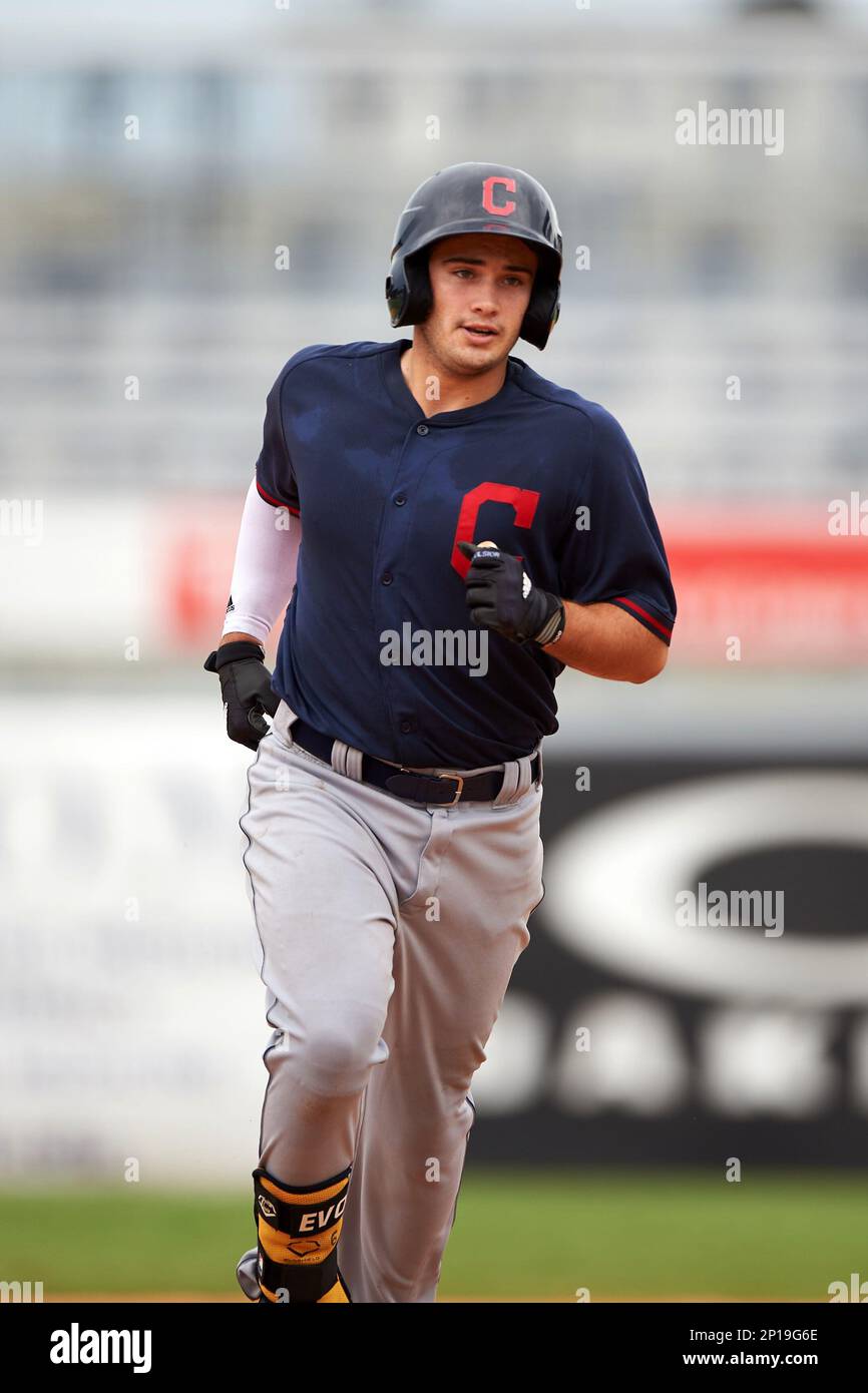 Joe Rizzo (6) Oakton High School in Oak Hill, Virginia runs the bases ...