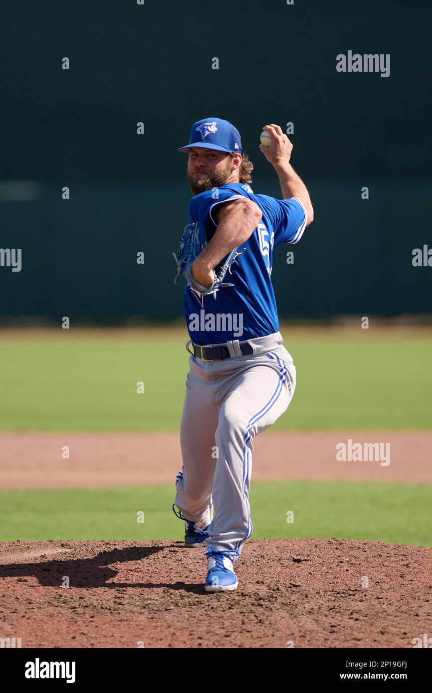 Toronto Blue Jays pitcher Matt Peacock (54) during a spring training ...