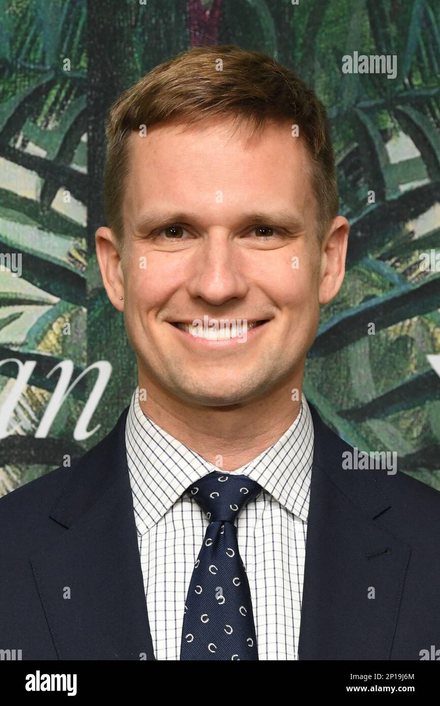 New York, USA. 03rd Mar, 2023. Eric Bottcher attends Hudson River Park ...