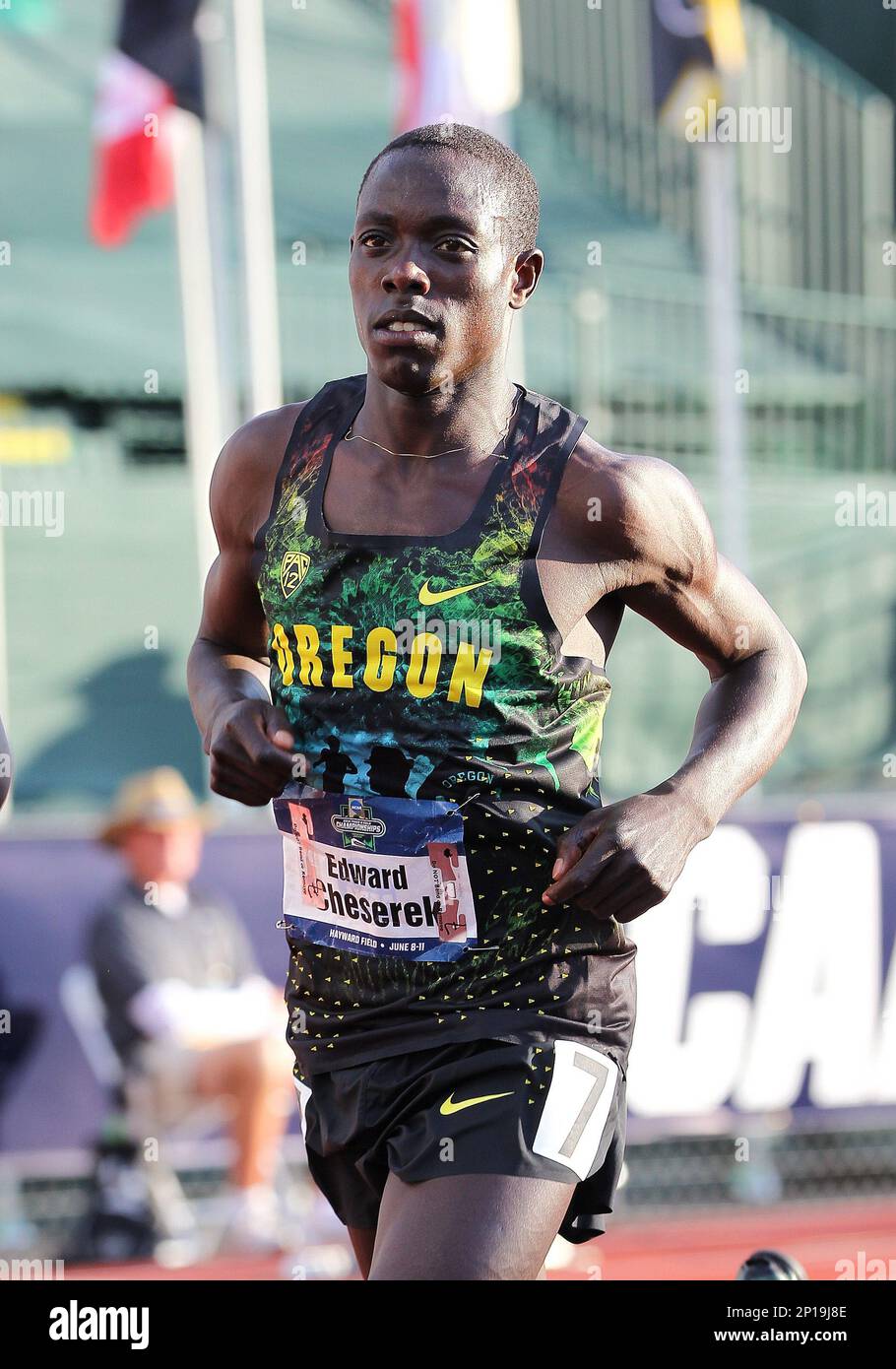 June 8, 2016: Edward Cheserek wins the Men's 10K race at the 2016 NCAA ...