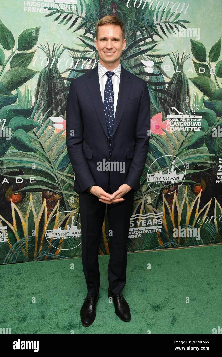 New York, USA. 03rd Mar, 2023. Eric Bottcher attends Hudson River Park ...