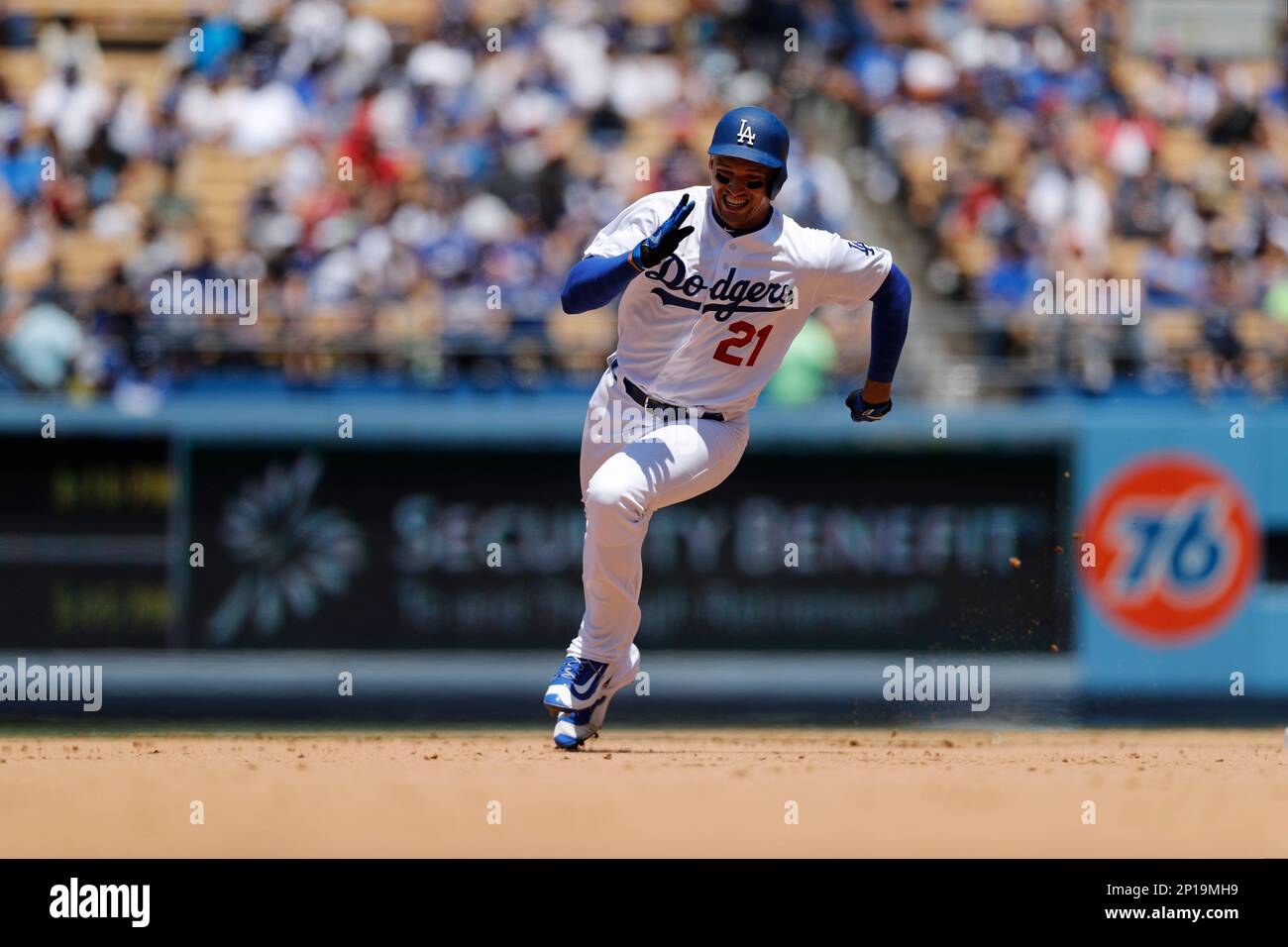 June 5, 2016: Los Angeles Dodgers left fielder Trayce Thompson #21 ...