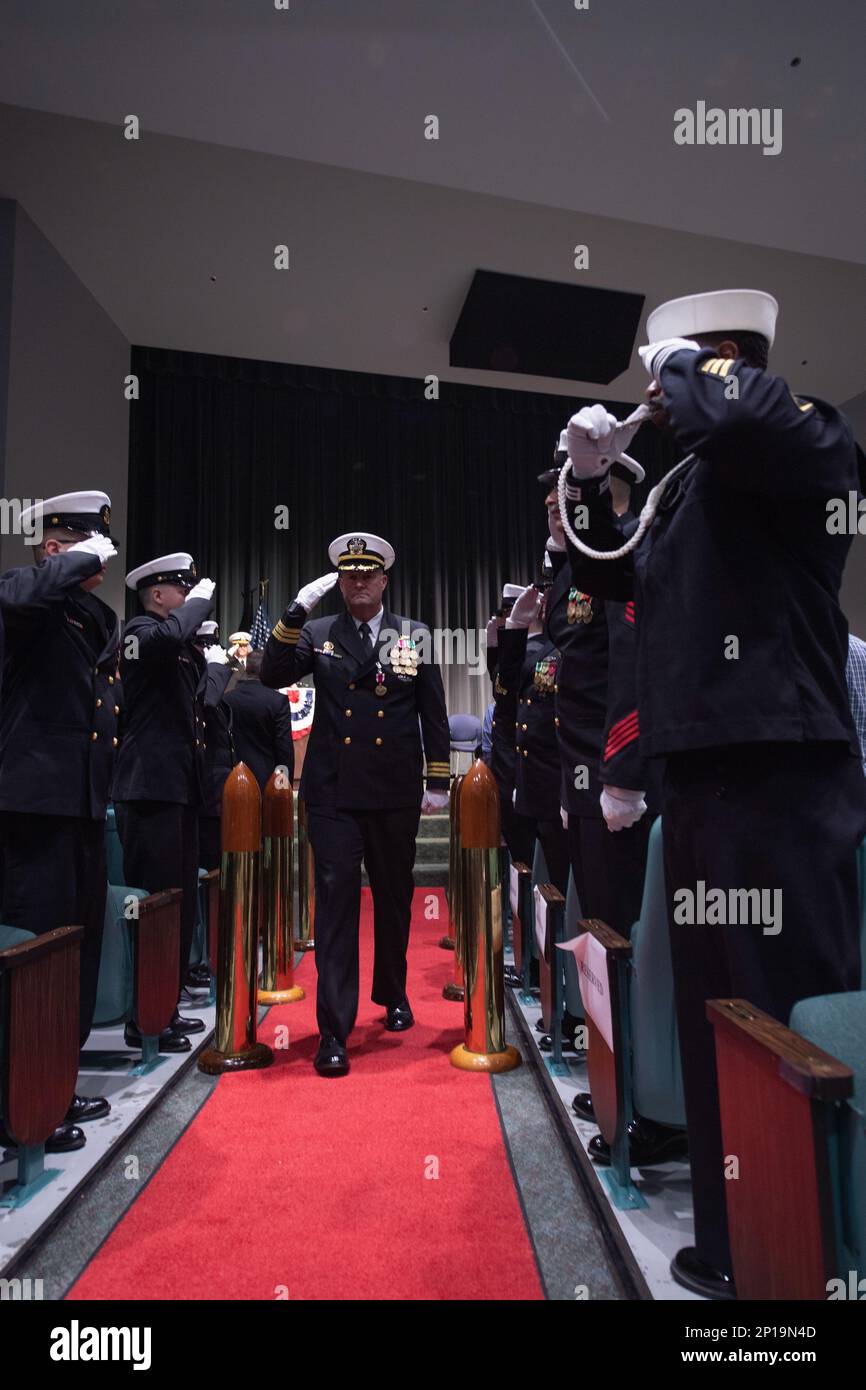 KEYPORT, Wash. (Jan. 6, 2023) Cmdr. John Thorpe, outgoing commanding ...
