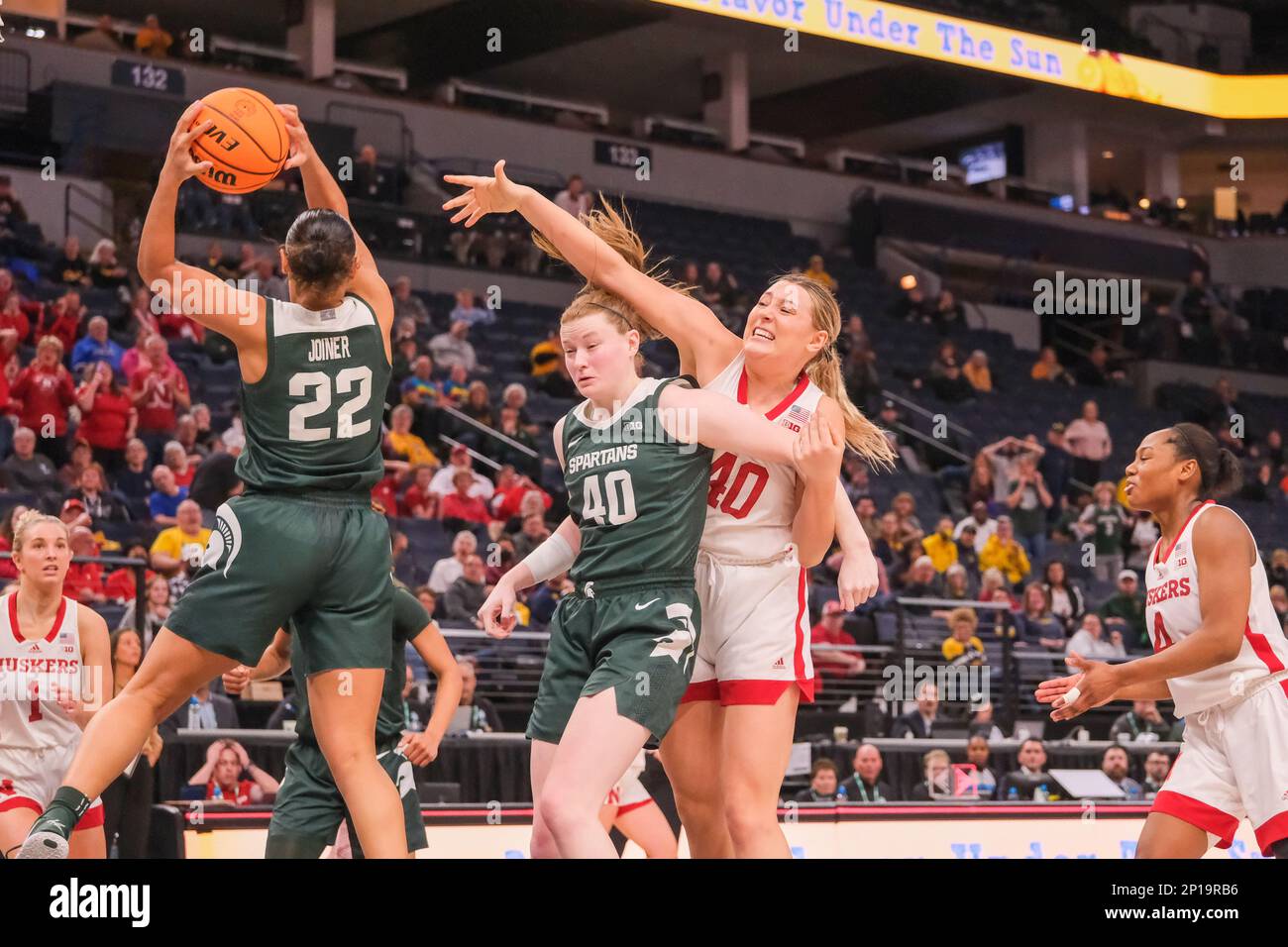 Minneapolis, Minnesota, USA. 2nd Mar, 2023. Michigan State Spartans ...