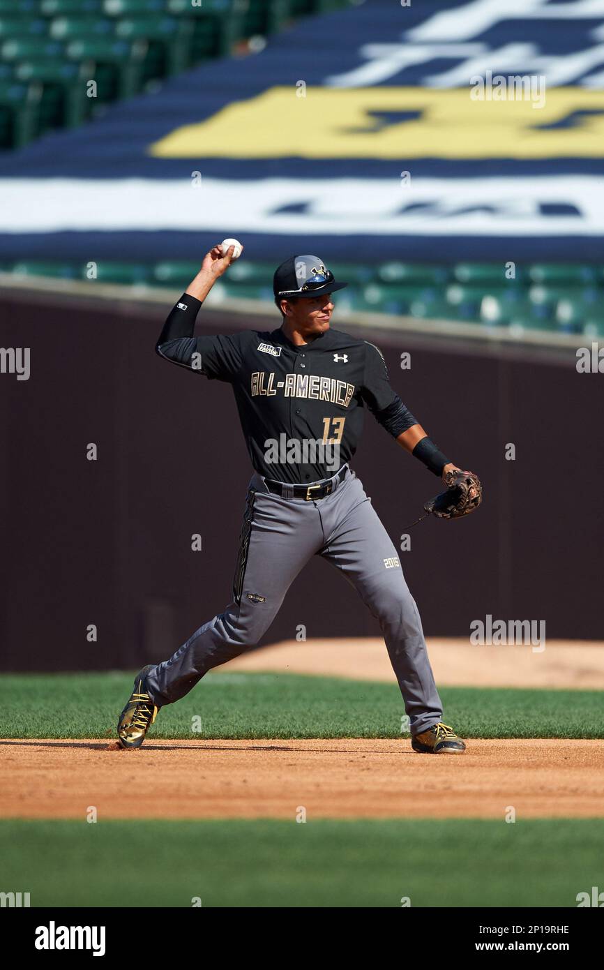Colton Welker (13) of Marjory Stoneman Douglas High School in Coral ...