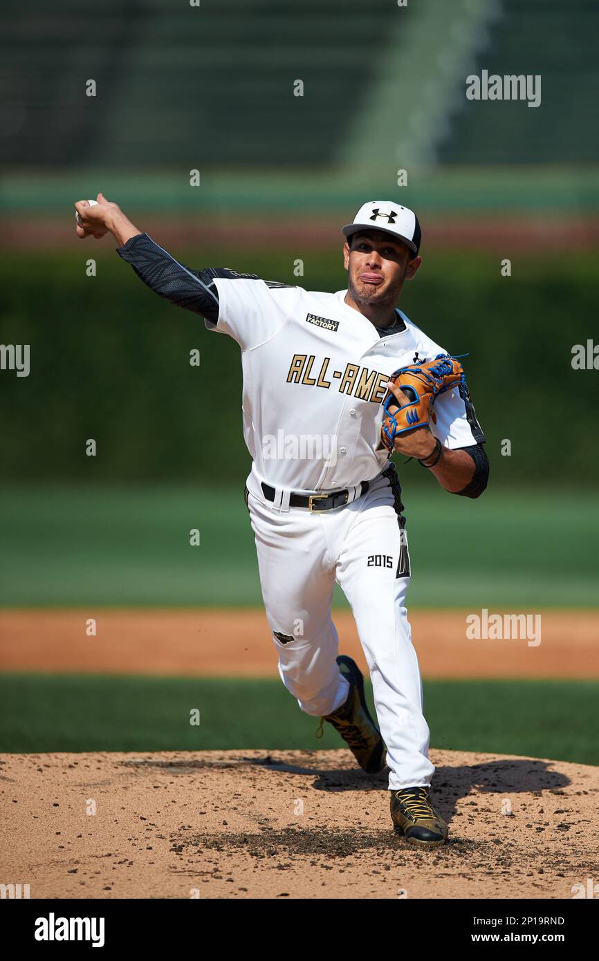 Gregory Veliz (0) of North Broward Prep in Key West, Florida during the ...