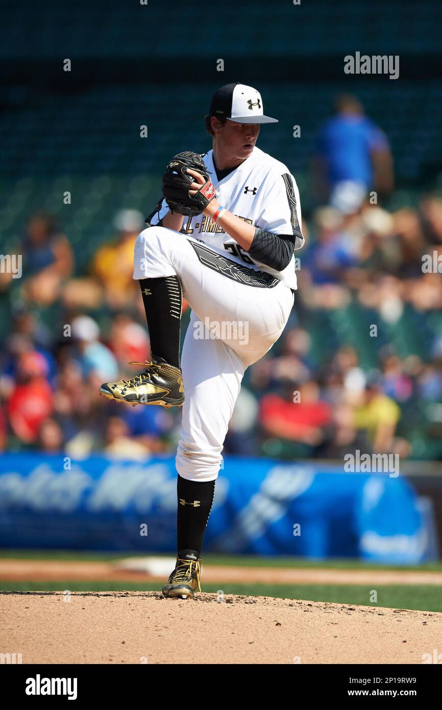 Forrest Whitley (26) of Alamo Heights High School in San Antonio, Texas ...