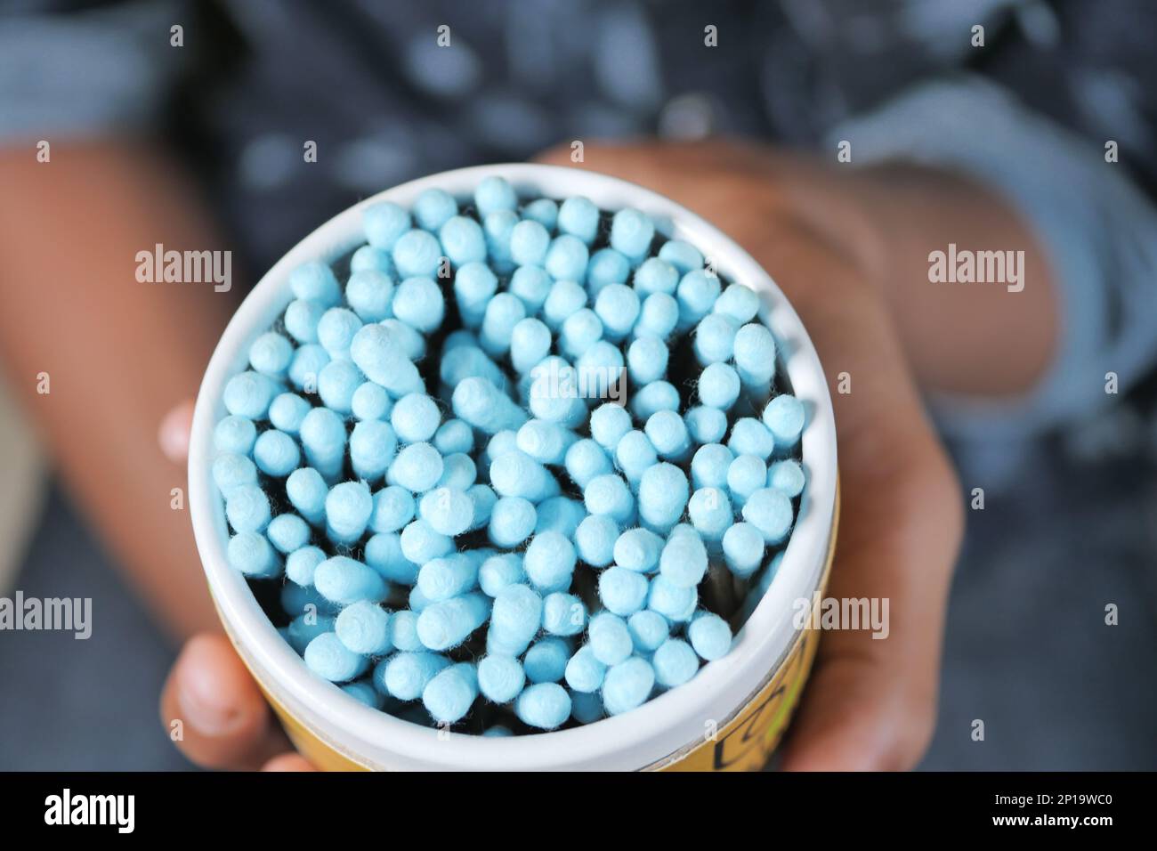 ear cotton bar in a plastic packet Stock Photo - Alamy