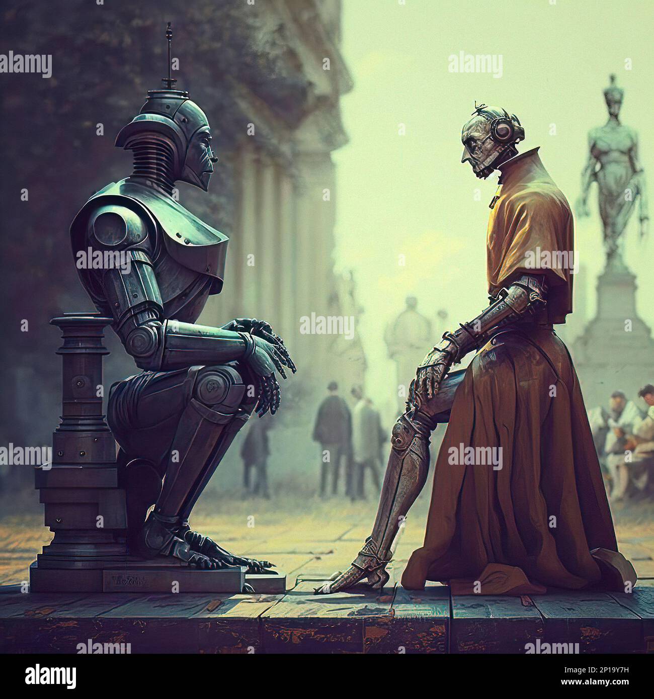 Anthropomorphic robots hi-res stock photography and images - Alamy