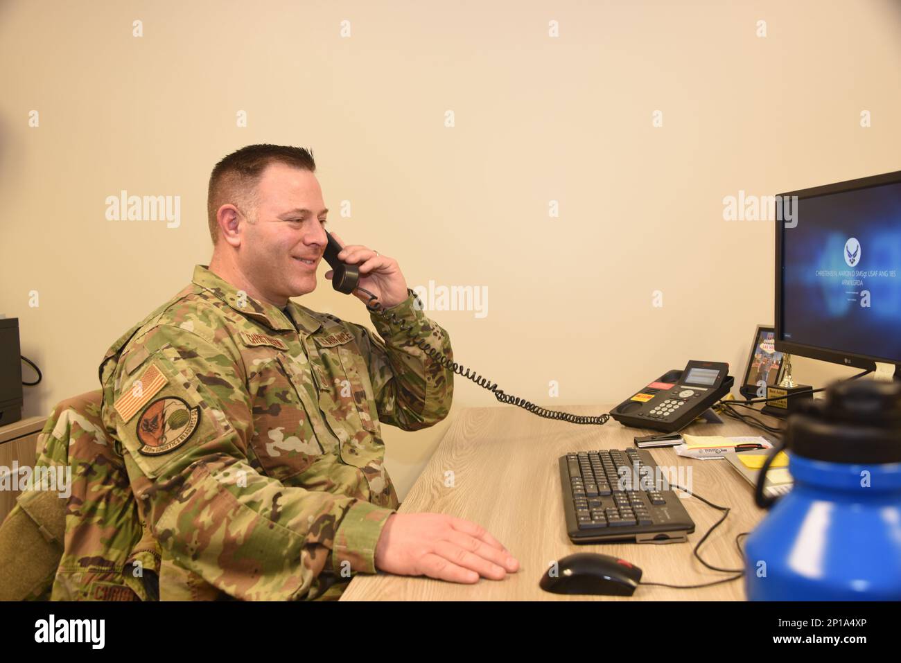 Senior Master Sgt. Aaron Christensen, the 185th Air Refueling Wing ...
