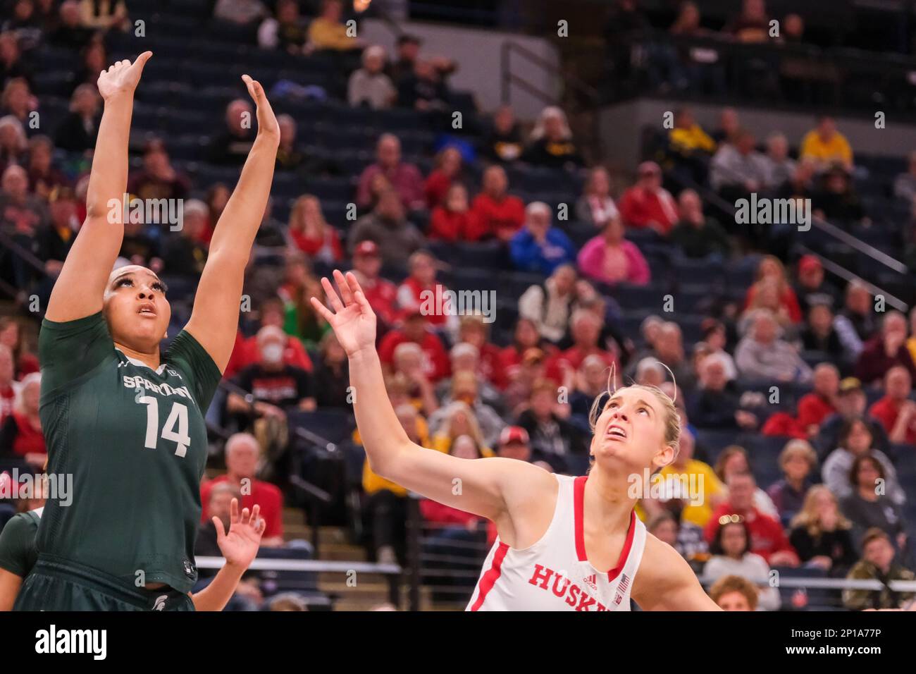 Minneapolis, Minnesota, USA. 2nd Mar, 2023. Michigan State Spartans ...