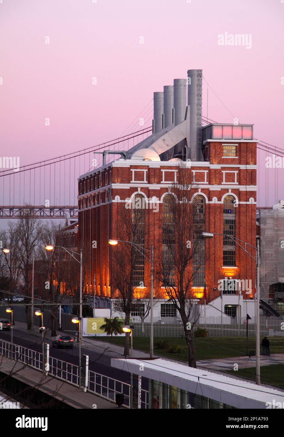 Portugal Lisbon Belem District Old electricity power generating plant ...