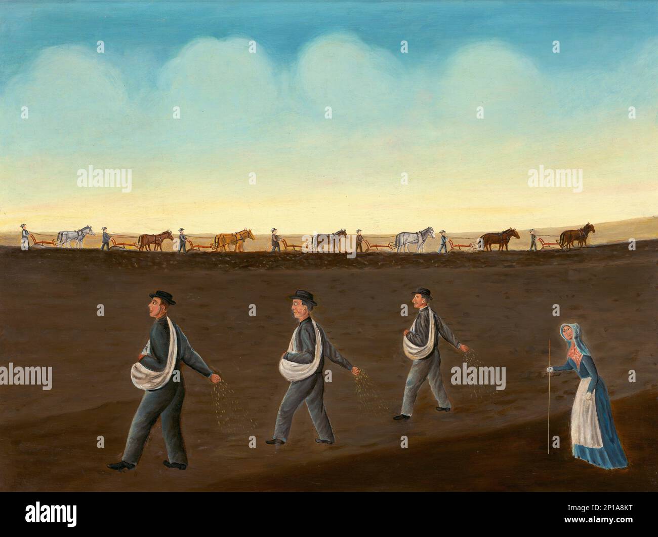 The Sowers, c. 1939 Stock Photo - Alamy