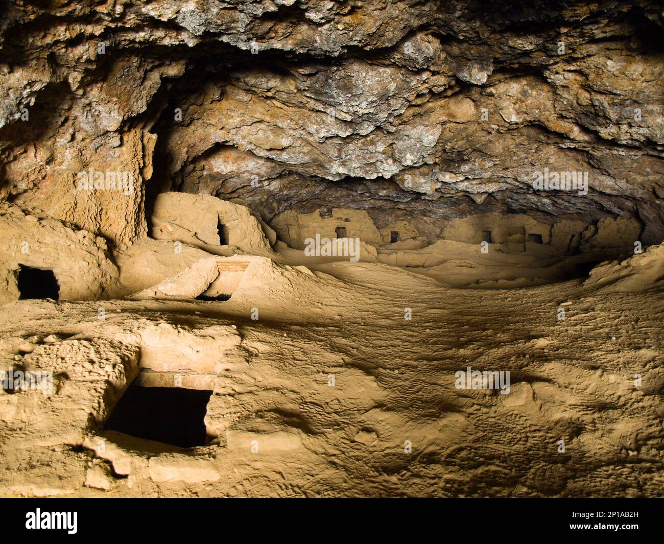 Underground necropolis in Galaxia cave near Salar de Uyuni, Bolivia ...