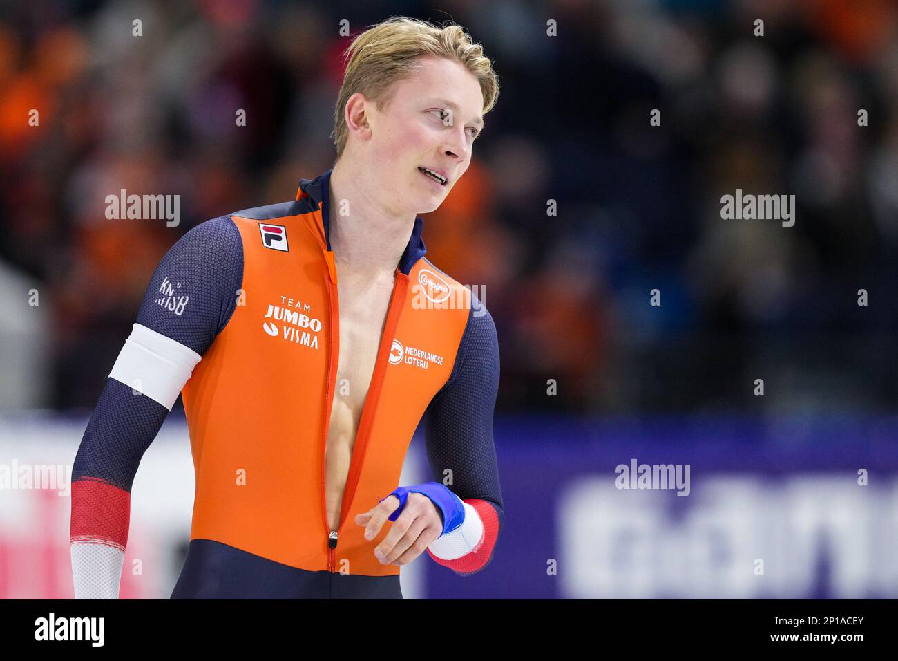 HEERENVEEN, NETHERLANDS - MARCH 3: Merijn Scheperkamp of Netherlands ...
