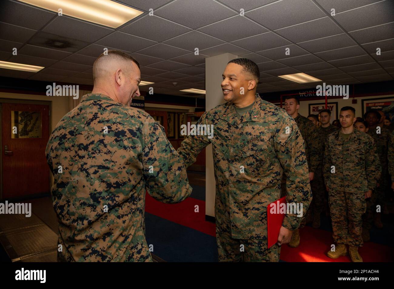 U.S. Marine Corps Col. Lance J. Langfeldt, the 6th Marine Corps ...