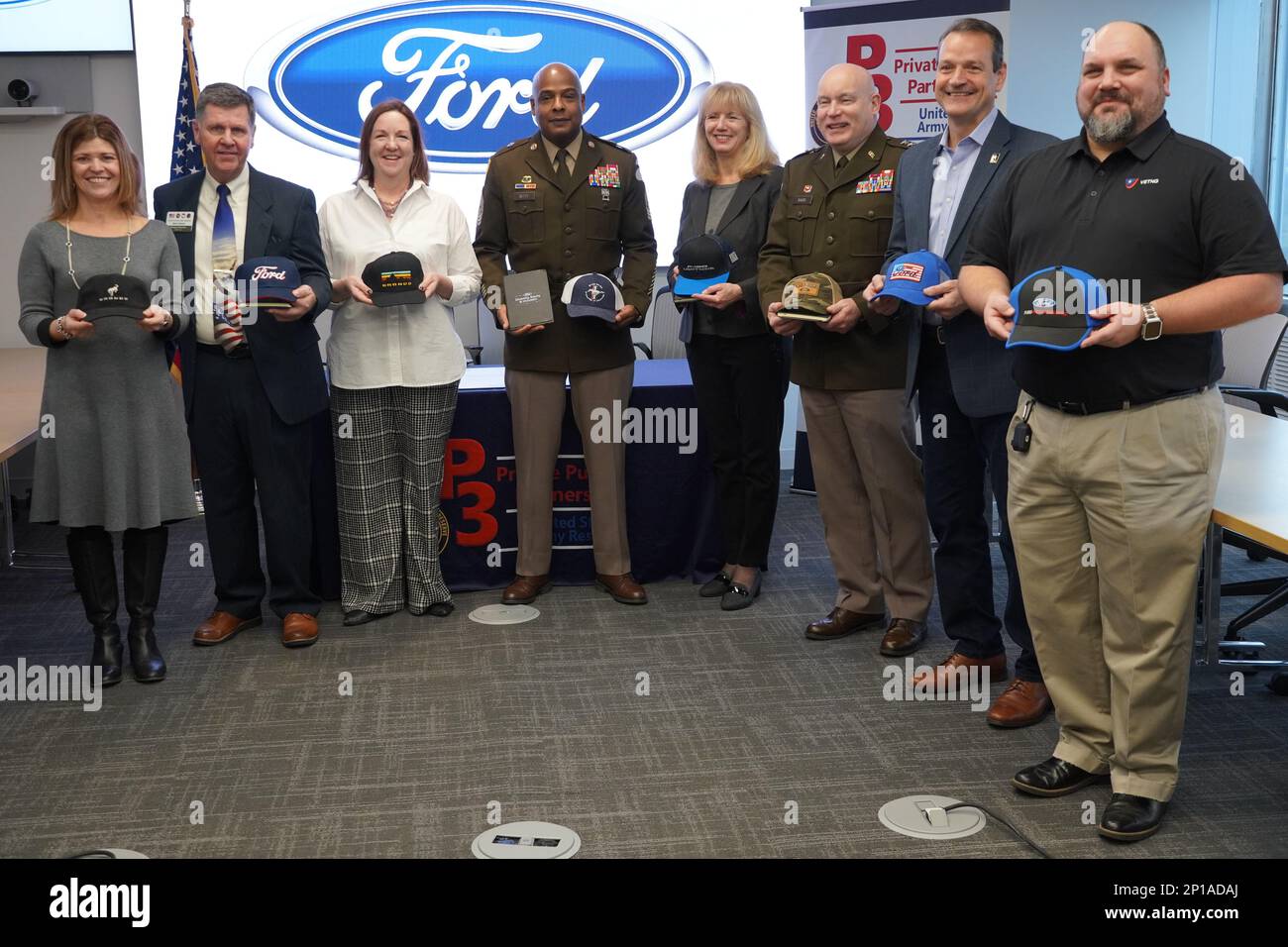 Leaders from the 88th Readiness Division, Ford Motor Company and P3 ...