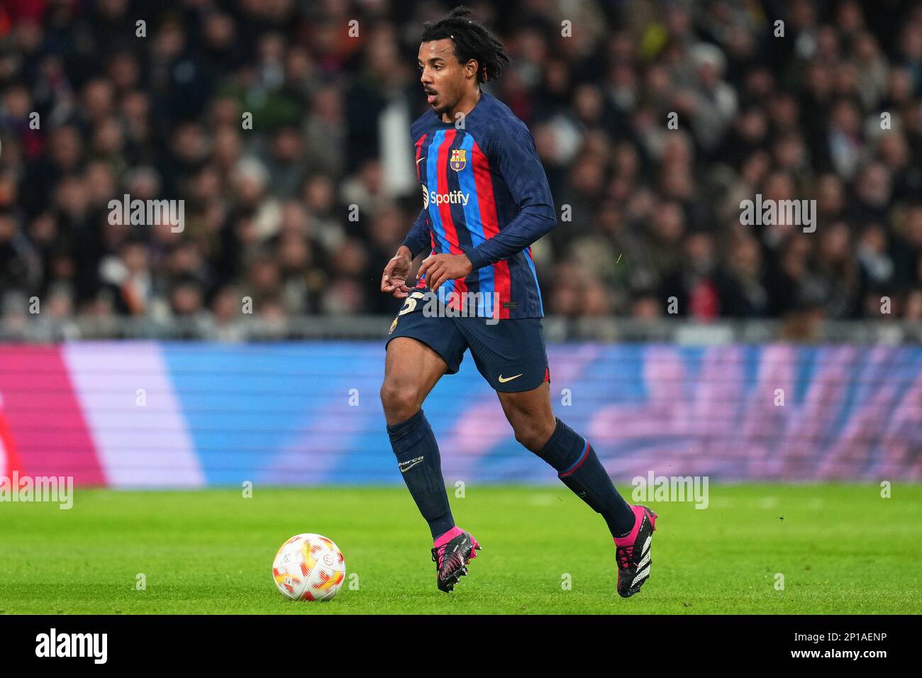 Jules Kounde of FC Barcelona during the Copa del Rey match between Real ...