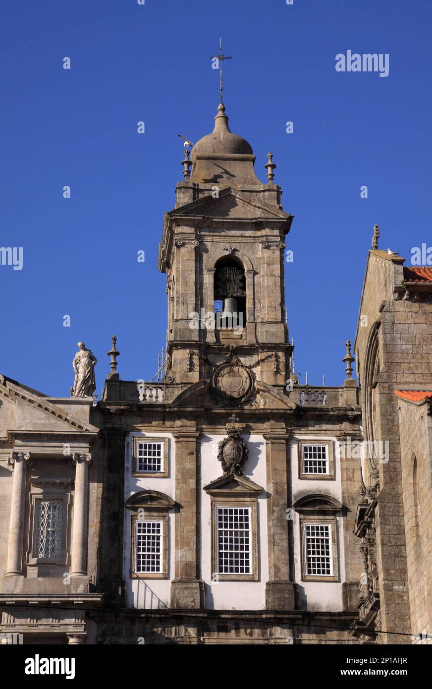Portugal, Douro region, Porto. Historical center. Beautiful baroque ...