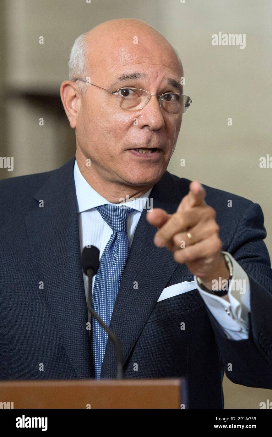 The UN Deputy Special Envoy for Syria, Mr. Ramzy E. Ramzy, speaks about ...