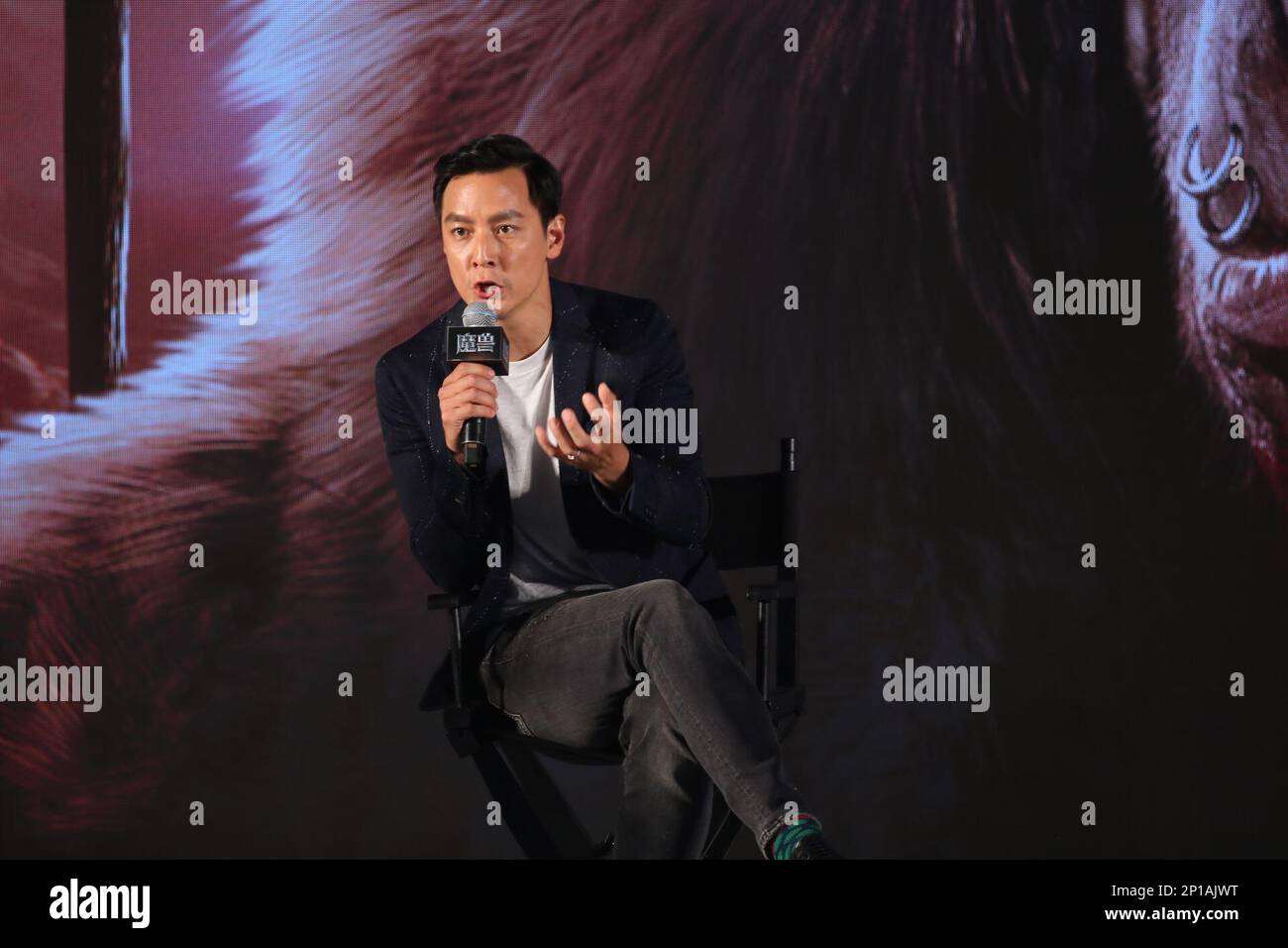 Paula Patton,Duncan Jones and Daniel Wu promote for their new movie ...