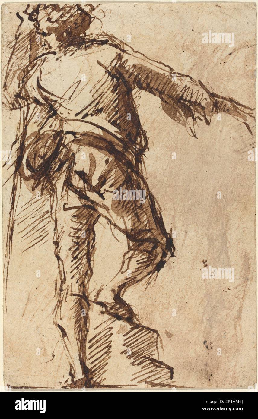 A Young Man with a Staff, c. 1765 Stock Photo - Alamy