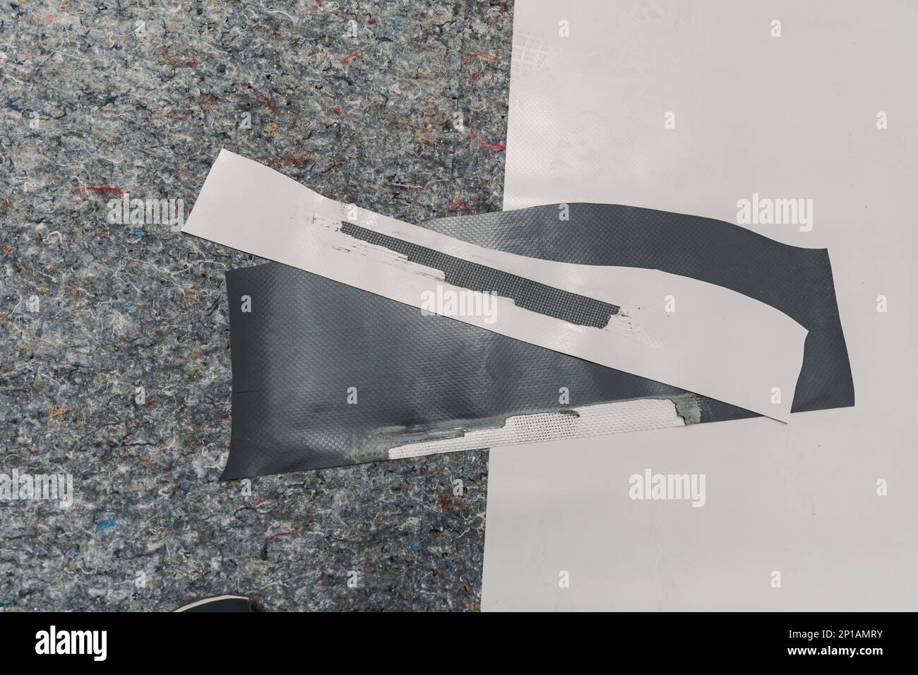 Synthetic PVC membranes for waterproof system Stock Photo - Alamy