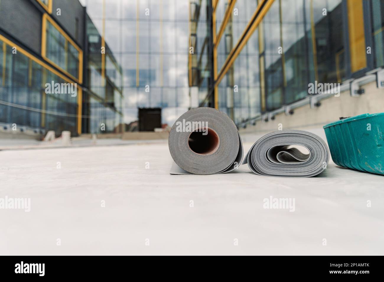 Synthetic PVC membranes for waterproof system Stock Photo - Alamy