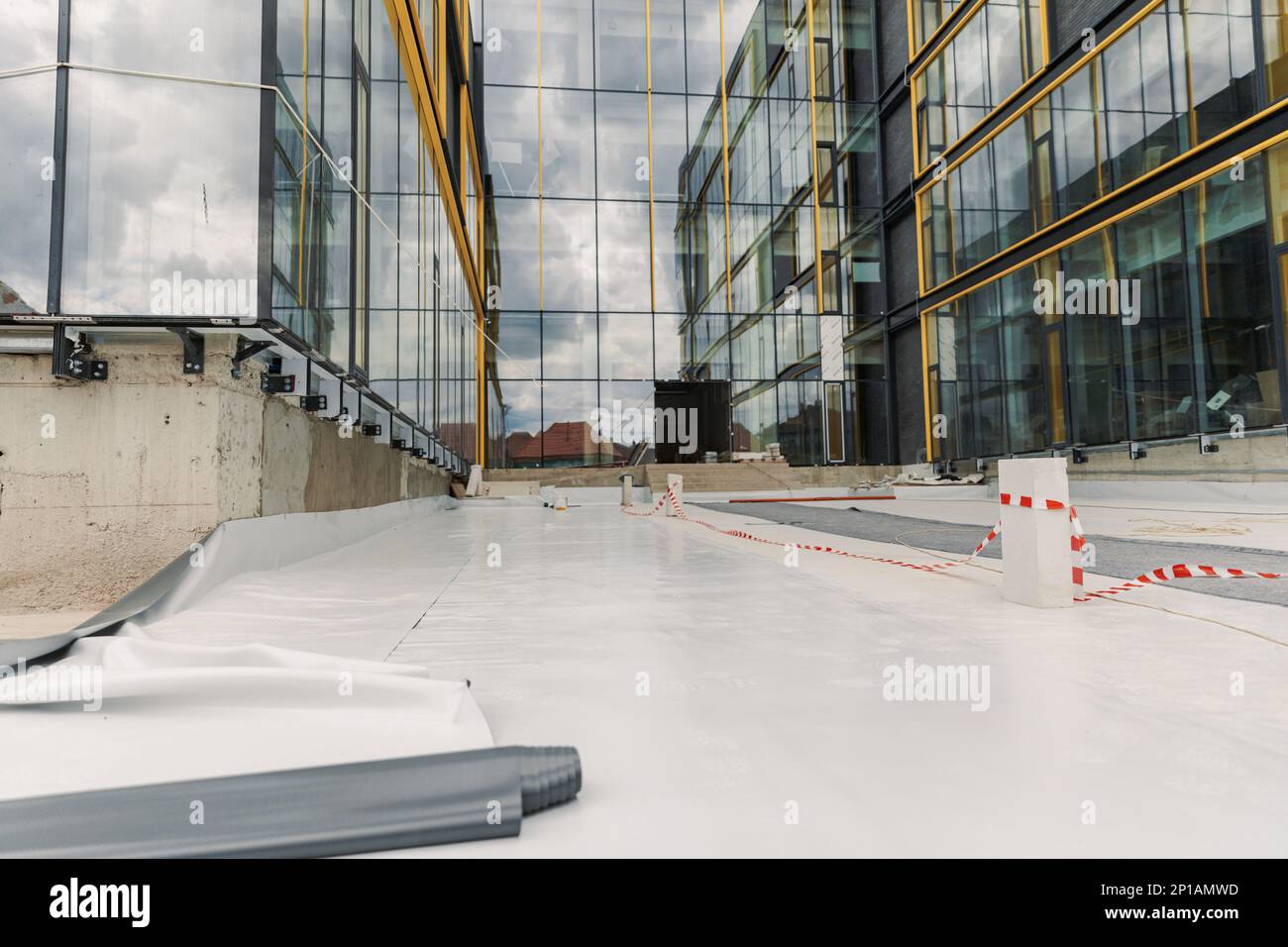 Synthetic PVC membranes for waterproof system Stock Photo - Alamy