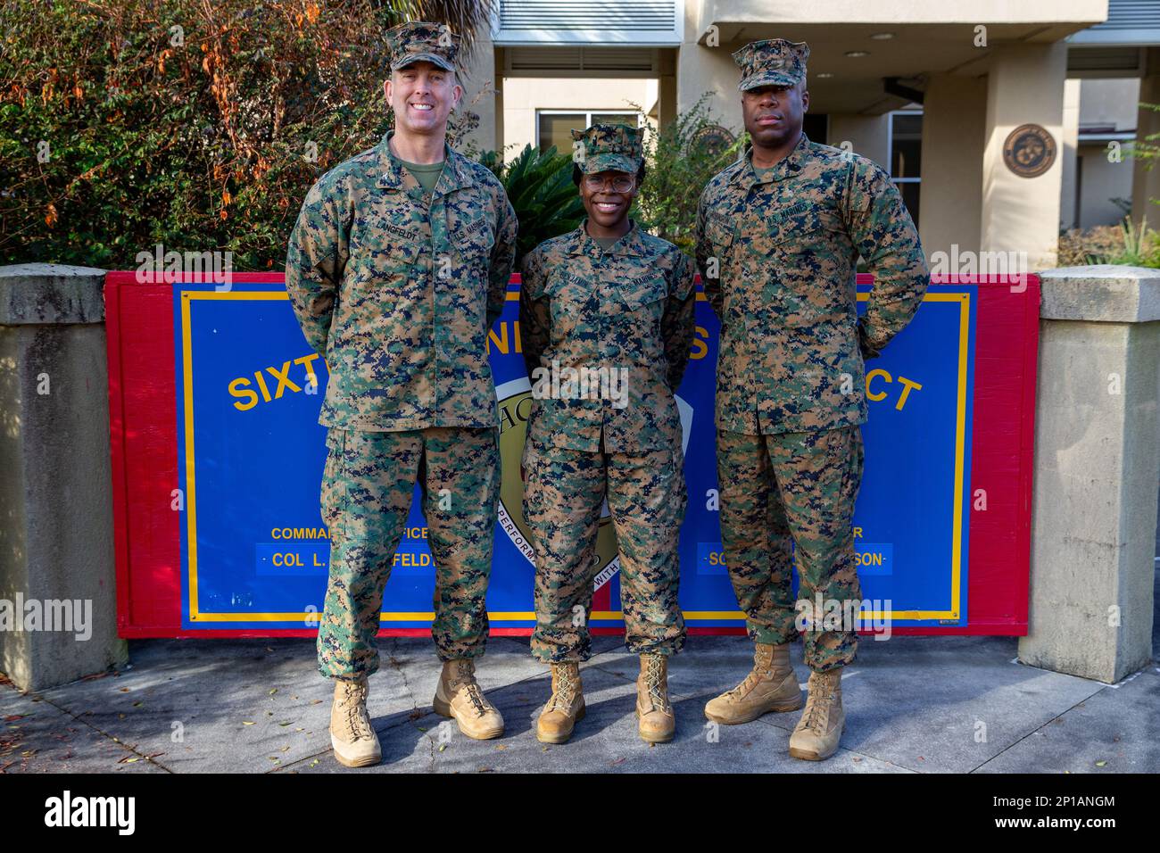 U.S. Marine Corps Col. Lance J. Langfeldt, the 6th Marine Corps ...