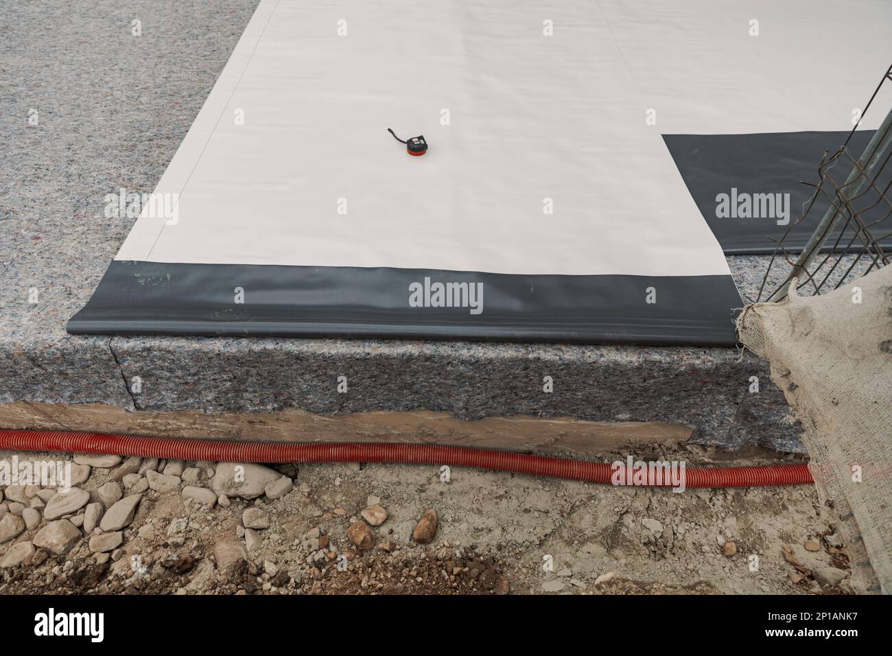 Synthetic PVC membranes for waterproof system Stock Photo - Alamy