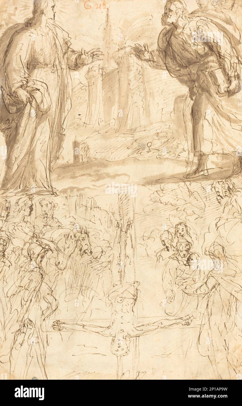 The crucifixion of peter the apostle hi-res stock photography and ...